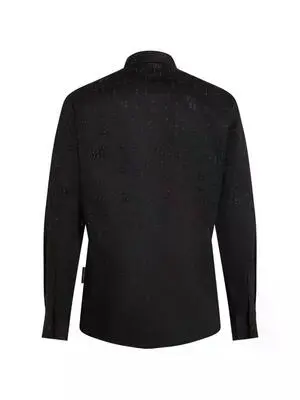 Karl Lagerfeld Monogram Rhinestone Shirt