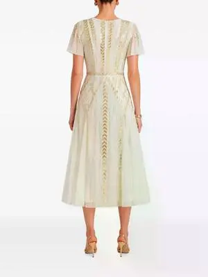 TEMPERLEY LONDON Viola Sequin Embellished Midi Dress