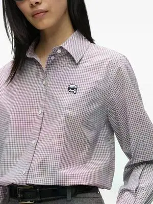 Karl Lagerfeld Ikon Checked Shirt