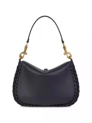Etro Medium Nappa Leather Pony Bag With Threading And Paisley Detailing