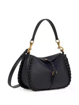 Etro Medium Nappa Leather Pony Bag With Threading And Paisley Detailing