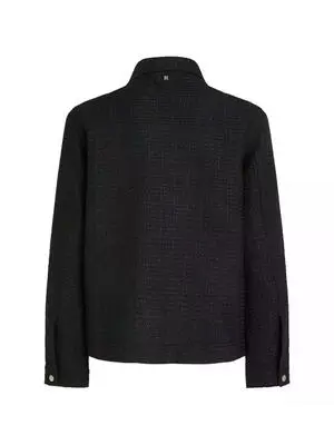 Karl Lagerfeld Bouclé Zip-up Jacket