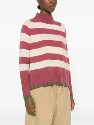 BEYOU Striped Wool Sweater