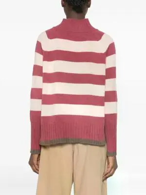 BEYOU Striped Wool Sweater