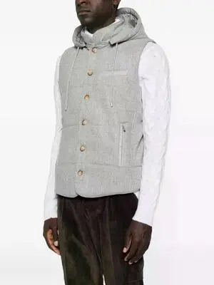 GRAN SASSO Quilted Hooded Gilet