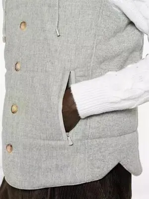 GRAN SASSO Quilted Hooded Gilet