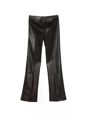 Seventy Leather Panelled Trousers