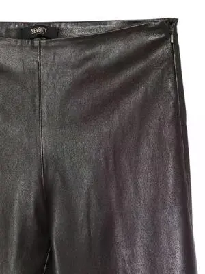 Seventy Leather Panelled Trousers