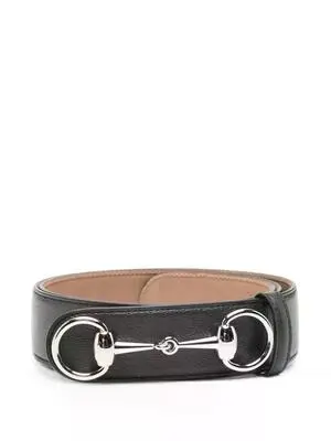 Gucci Interlocking G Buckle Belt - Black