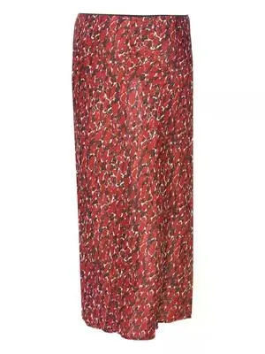 Saint Laurent Elasticated-waistband Midi Skirt