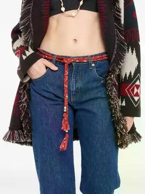 Alanui Braided Bandana-print Belt