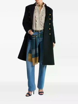Etro Double-breasted Wool-blend Cloth Coat
