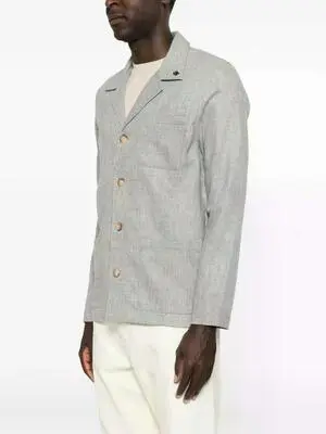 GRAN SASSO Button-up Notched-lapels Shirt