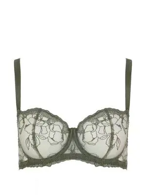 FLEUR OF ENGLAND Iona Lace Bra - Green
