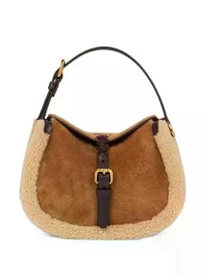 Etro Small Shearling Pony Bag - Brown