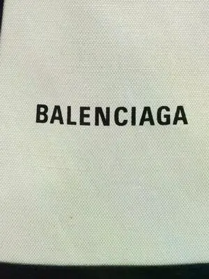 Balenciaga 2019 Navy Cabas Open-top Tote Bag