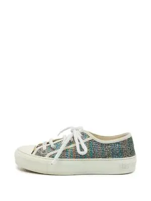 Dior Walk'n' Metallic Sneakers - Blue