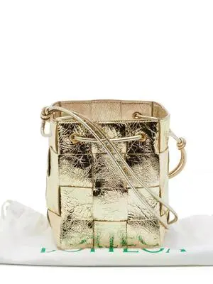 Bottega Veneta Small Cassette Bucket Bag - Gold