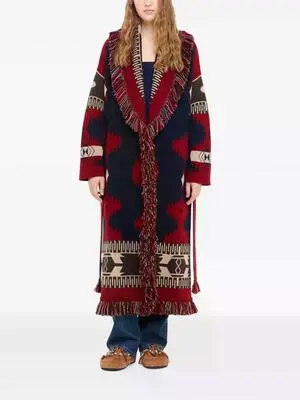 Alanui Icon Jacquard Fringed Coat