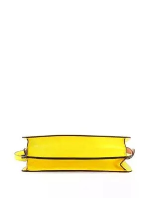 Fendi Peekaboo Iseeu Bag Leather East West Satchel - Yellow