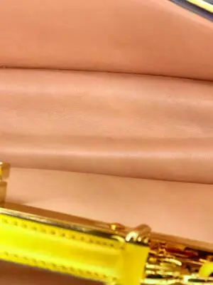 Fendi Peekaboo Iseeu East West Satchel - Yellow