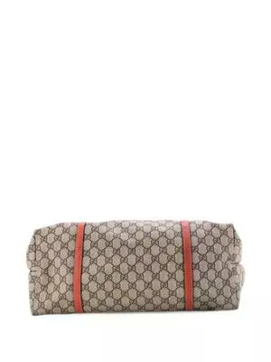 Gucci Joy Gg Coated Canvas With Leather Medium Tote Bag