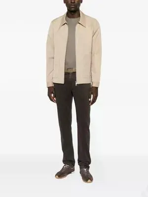 Jacob Cohen Logo-patch Straight-leg Trousers