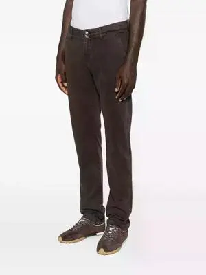 Jacob Cohen Logo-patch Straight-leg Trousers