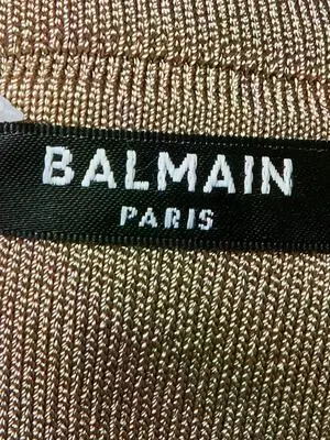 Balmain Pleated Mini Skirt - Neutrals