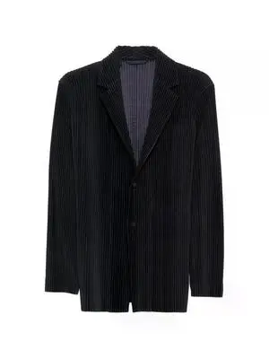 Issey Miyake Pleated Notch-lapel Blazer