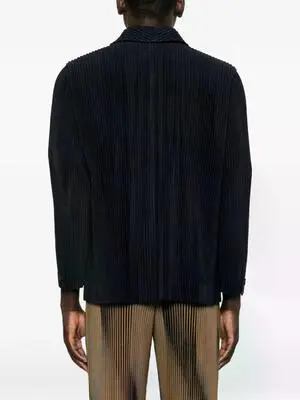 Issey Miyake Pleated Notch-lapel Blazer