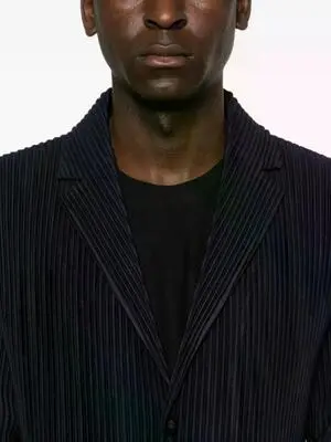 Issey Miyake Pleated Notch-lapel Blazer