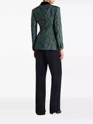 Etro Paisley Motif Jacquard Single-breasted Jacket
