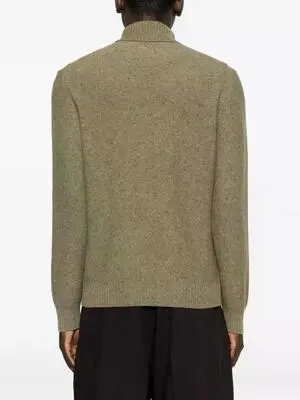 GRAN SASSO Diamond-quilted Roll-neck Sweater