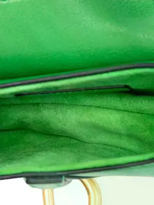 Dior 2022 Micro Goatskin Saddle Bag Satchel