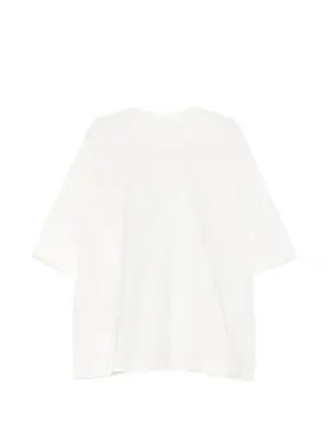 Issey Miyake Logo-print T-shirt - White