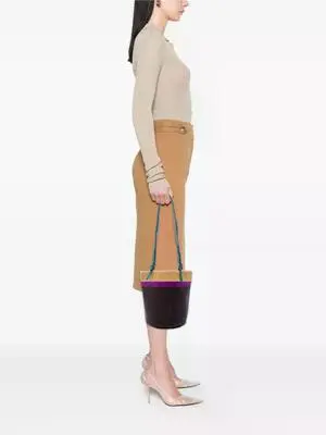 Bottega Veneta 2009 Nappa Intrecciato Acquarello Bucket Bag - Brown