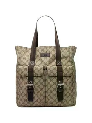 Gucci 2000-2015 Gg Supreme Tote Bag - Neutrals