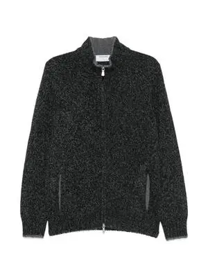 GRAN SASSO Zip-up Wool Cardigan