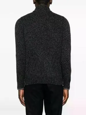 GRAN SASSO Zip-up Wool Cardigan