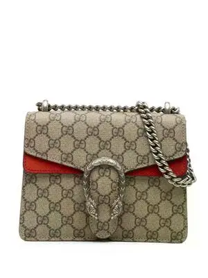 Gucci 2016-2026 Small Gg Supreme Dionysus Crossbody Bag - Red