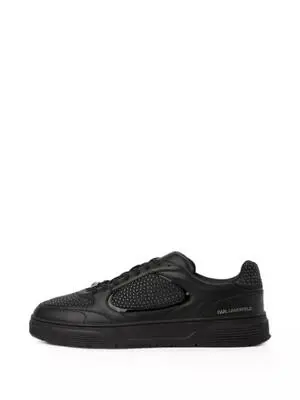 Karl Lagerfeld Embellished Lace-up Sneakers