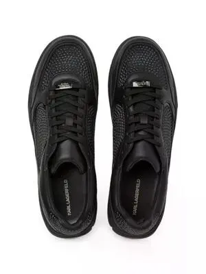 Karl Lagerfeld Embellished Lace-up Sneakers