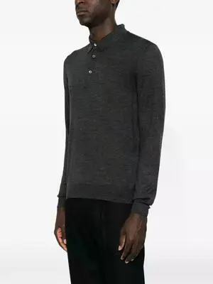 GRAN SASSO Button-fastening Polo Sweater