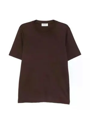 GRAN SASSO Crew-neck T-shirt - Brown