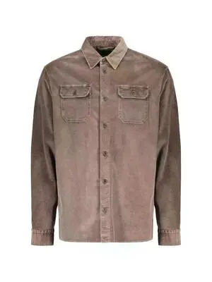 Paul & Shark Corduroy Flap-pocket Shirt