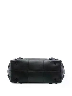 Burberry 2000-2017 Large Studded Leather Nickie Tote Bag