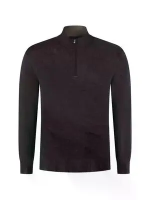 Paul & Shark Half-zip Waffle Knit Sweater