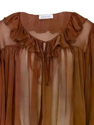 Raquel Diniz Camille Ruffled Blouse