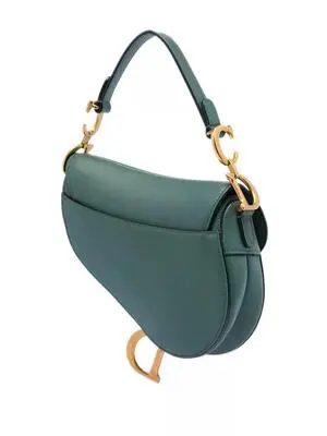 Dior 2009 Mini Smooth Calfskin Saddle Bag - Green